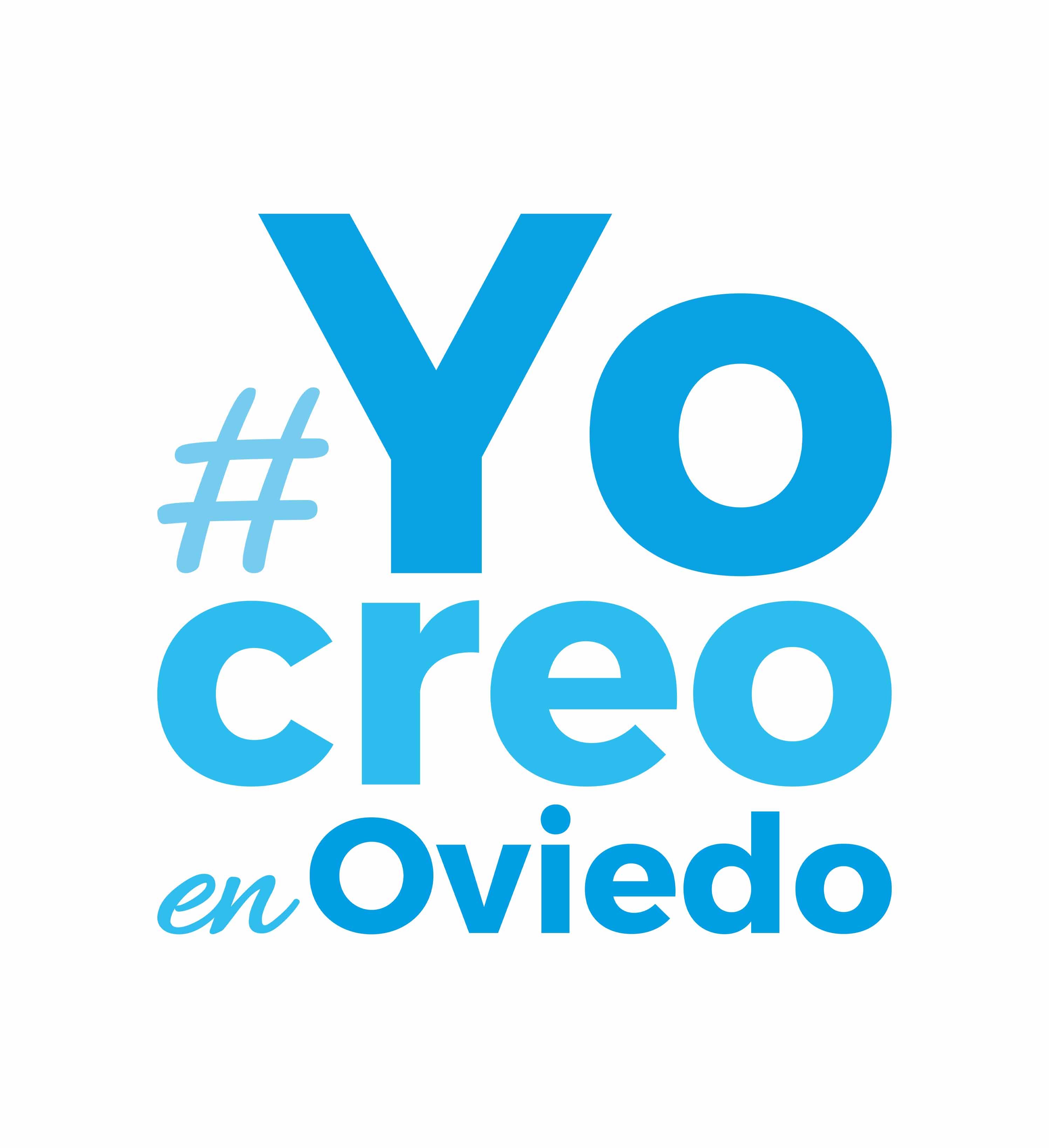 Logotipo Yo Creo En Oviedo | Álvaro Amieva | Fotógrafo & Diseñador gráfico